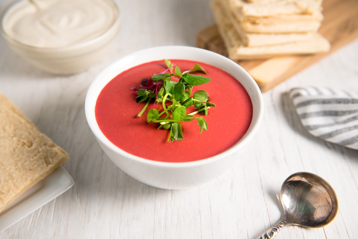 Nourishing Cream of Beetroot Soup (with Ginger) | Beet of the Wild