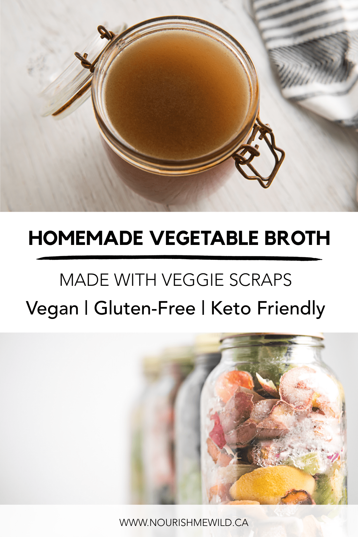 How to Make Homemade Vegetable Broth From Scraps | Beet of the Wild