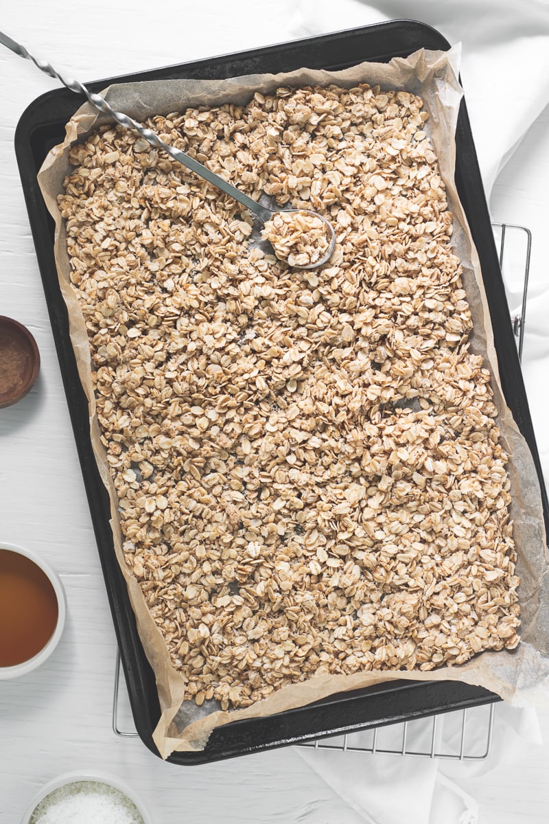 Simple Homemade Granola (Nut-Free, No Honey) | Beet of the Wild