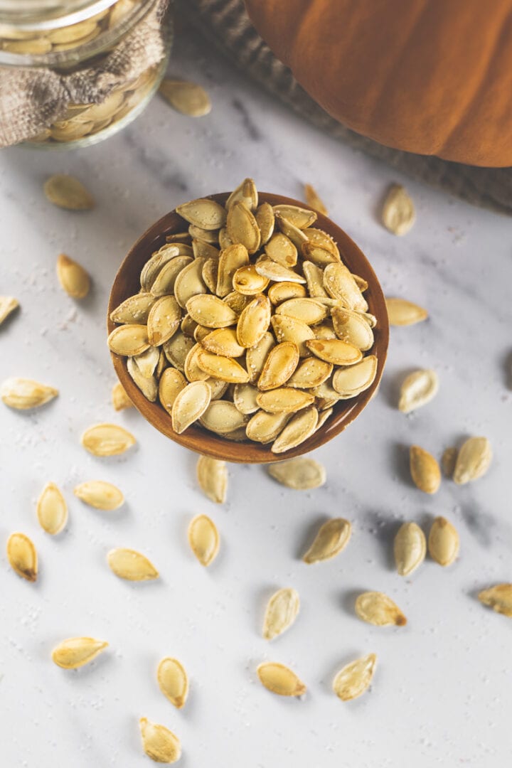 Simple Oven Roasted Pumpkin Seeds | Beet of the Wild